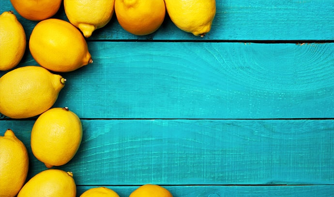 yellow-lemons-border-citrus-cyan-bg – The Bitter Lemon