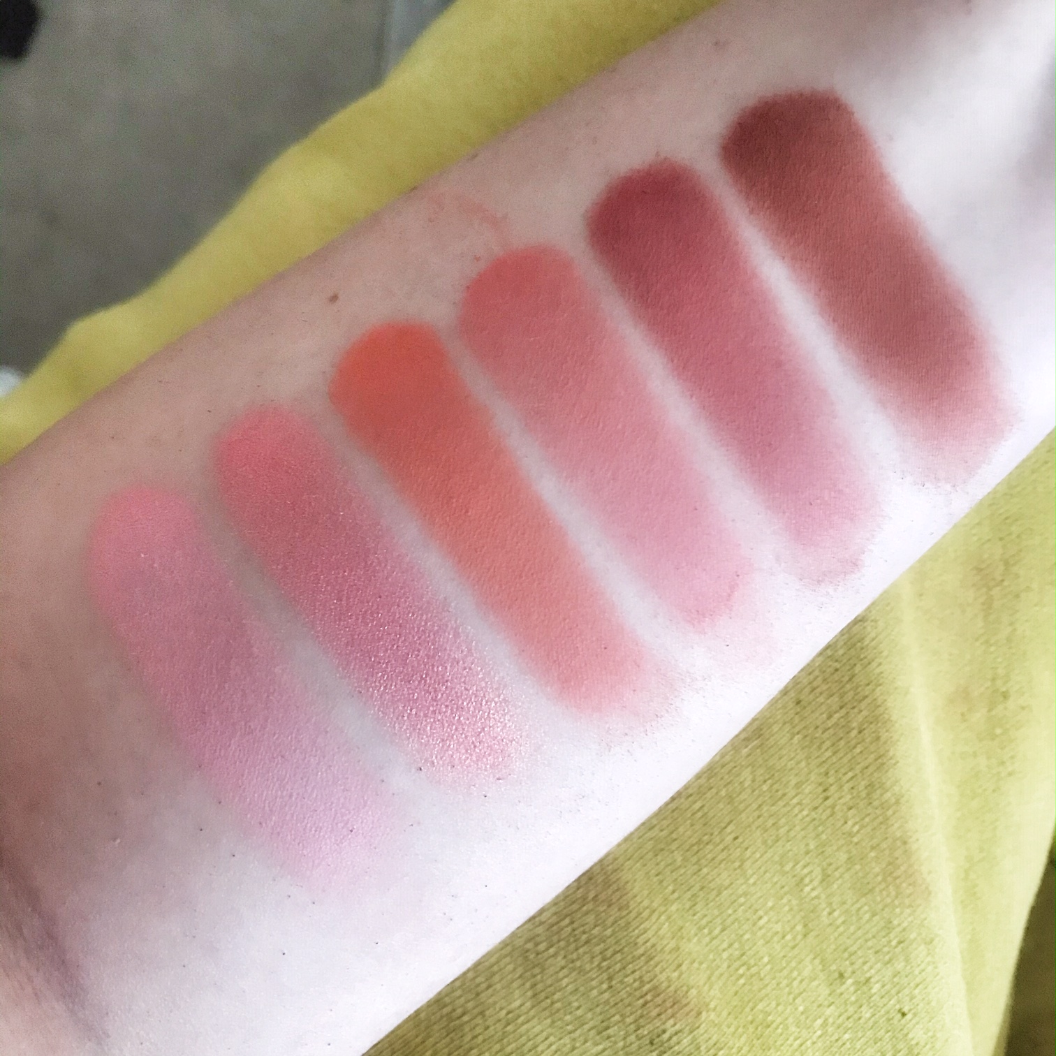 Swatches: Lunar Beauty Moon Prism Blush Cheek palette. – The Bitter Lemon