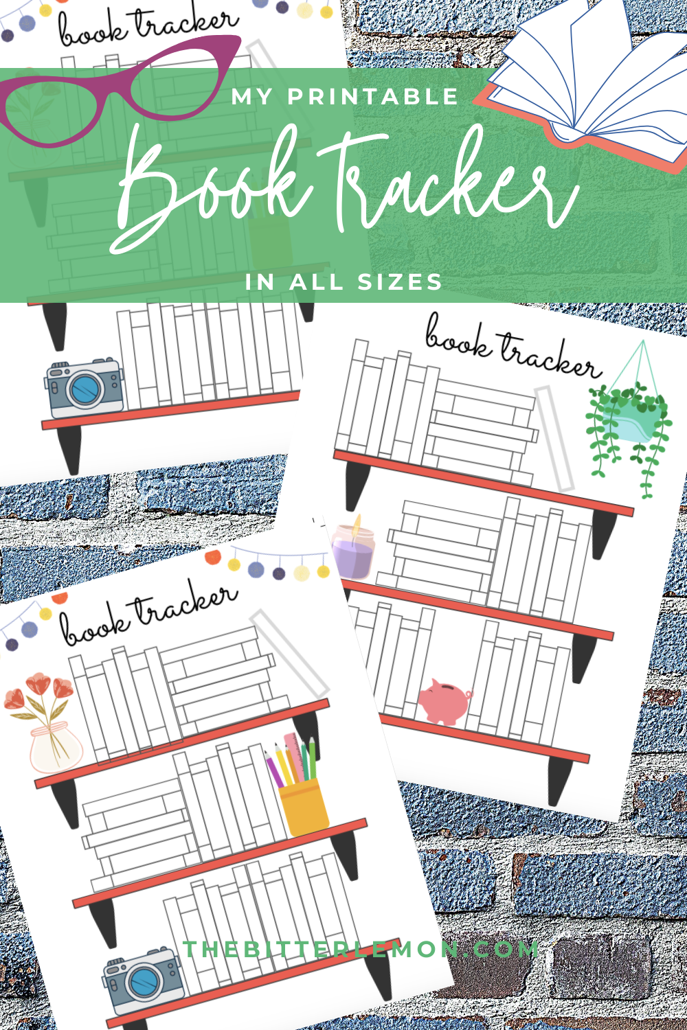 My printable book tracker! – The Bitter Lemon