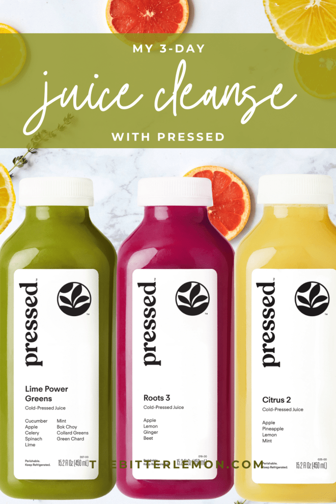 My 3-Day Pressed Juice Cleanse! – The Bitter Lemon