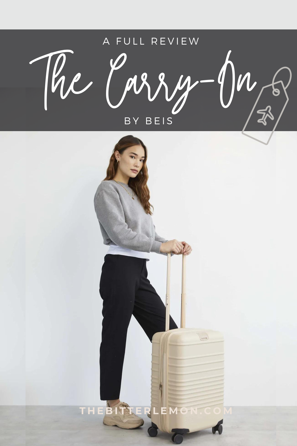 A Review: Beis Carry-On Roller. – The Bitter Lemon