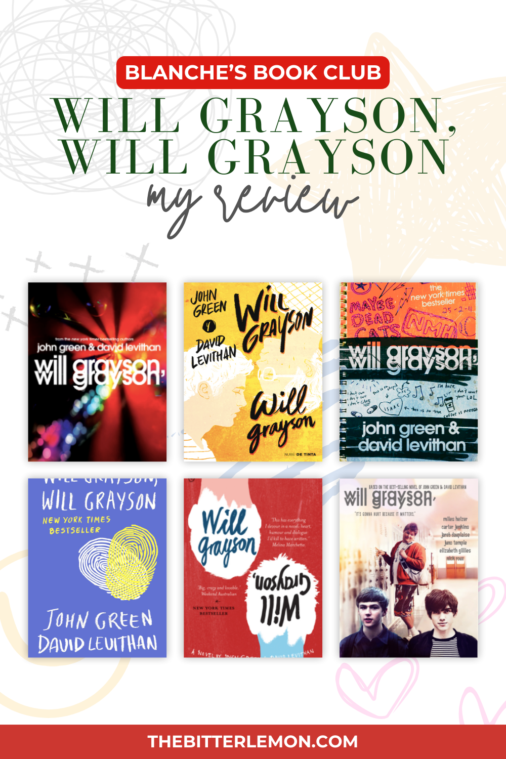 Blanche’s Book Club: ‘Will Grayson, Will Grayson.’ – The Bitter Lemon
