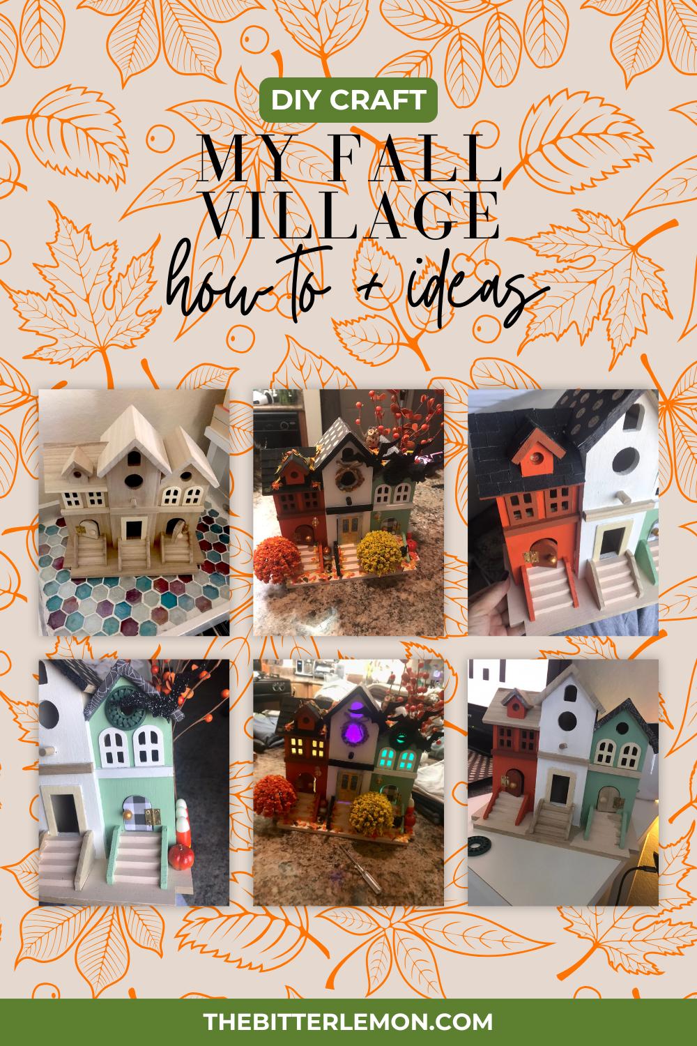 Creating My Mini Fall Village: Franklin Hollow! – The Bitter Lemon