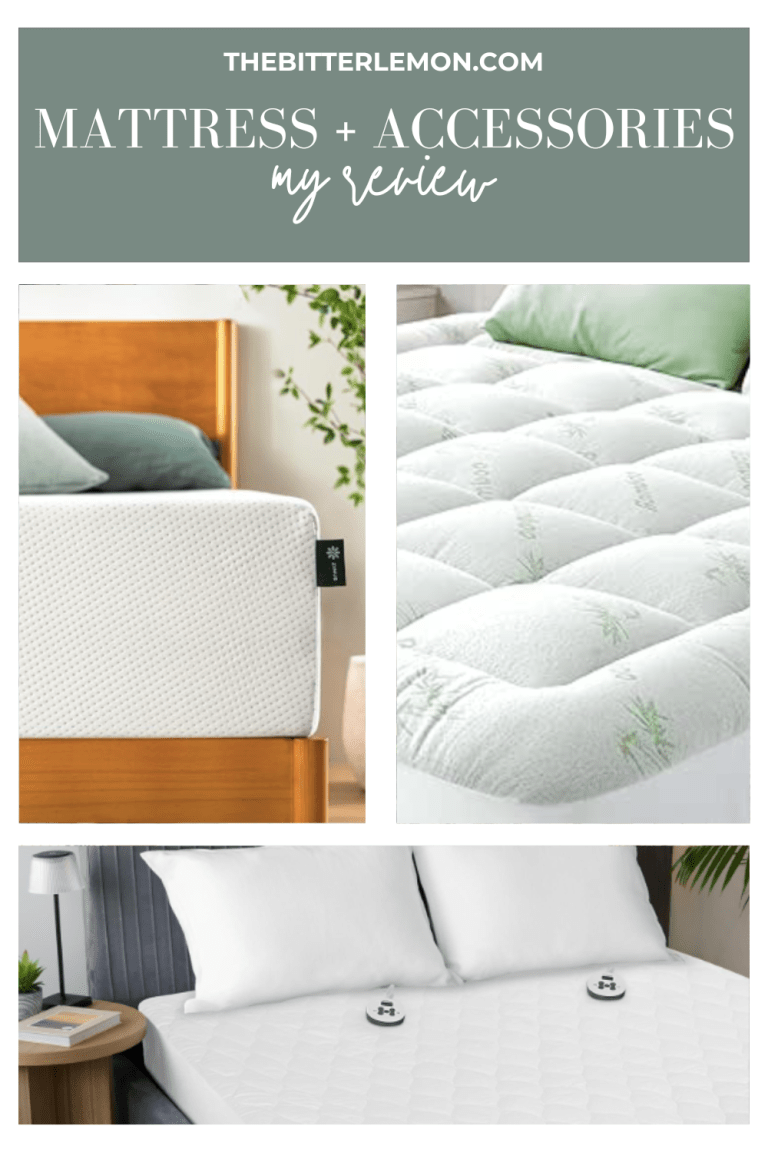 A Review: Zinus 12-Inch Green Tea Memory Foam Mattress & Niagara Ultra ...